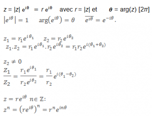Nombres complexes : Cours et Exercices Corrigés